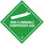 Class 2.2: Non-Flammable Compressed Gas 25cmx25cm - DGM
