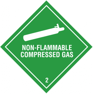 Class 2.2: Non-Flammable Compressed Gas 25cmx25cm - DGM